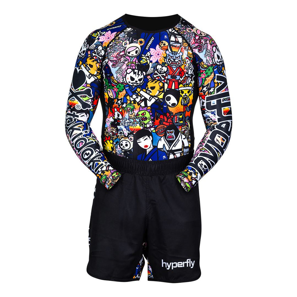 Tokidoki + Hyperfly No Gi BJJ Rash Guard